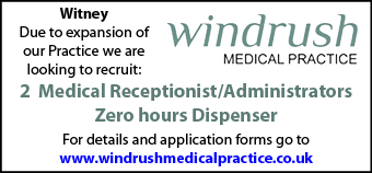Windrush Medical Practice seek new staff, due to expansion