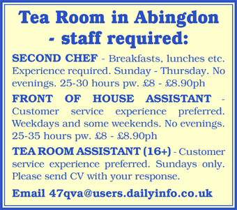 Jobs Offered - Daily Info