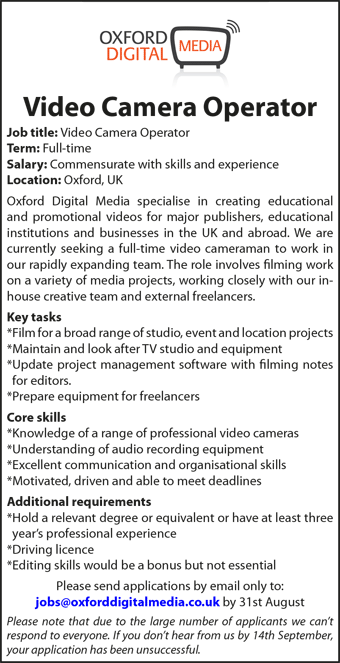 Jobs in Oxford
