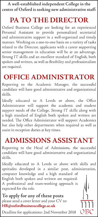 Jobs Offered - Daily Info