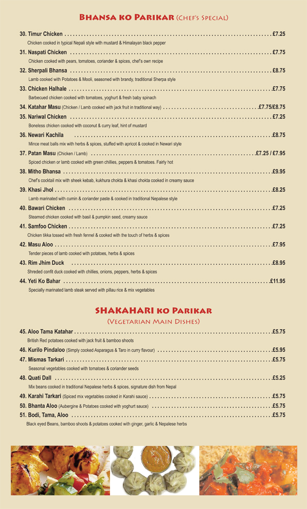 Daily Info, Oxford - Yeti: Fine Nepalese Dining