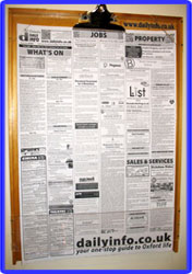 Daily Info's Printed Sheet: Delivery Routes - Daily Info